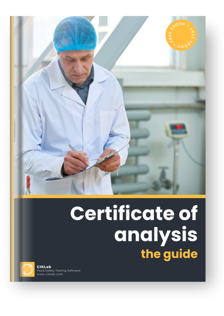 Certificate of analysis, the guide - CIKLab